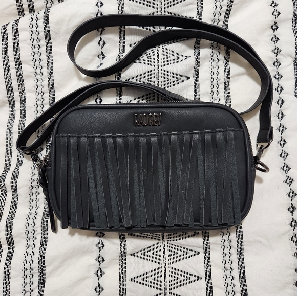 Rad Rev | Bags | Rad Rev Fringe Sling In Matte Black | Poshmark